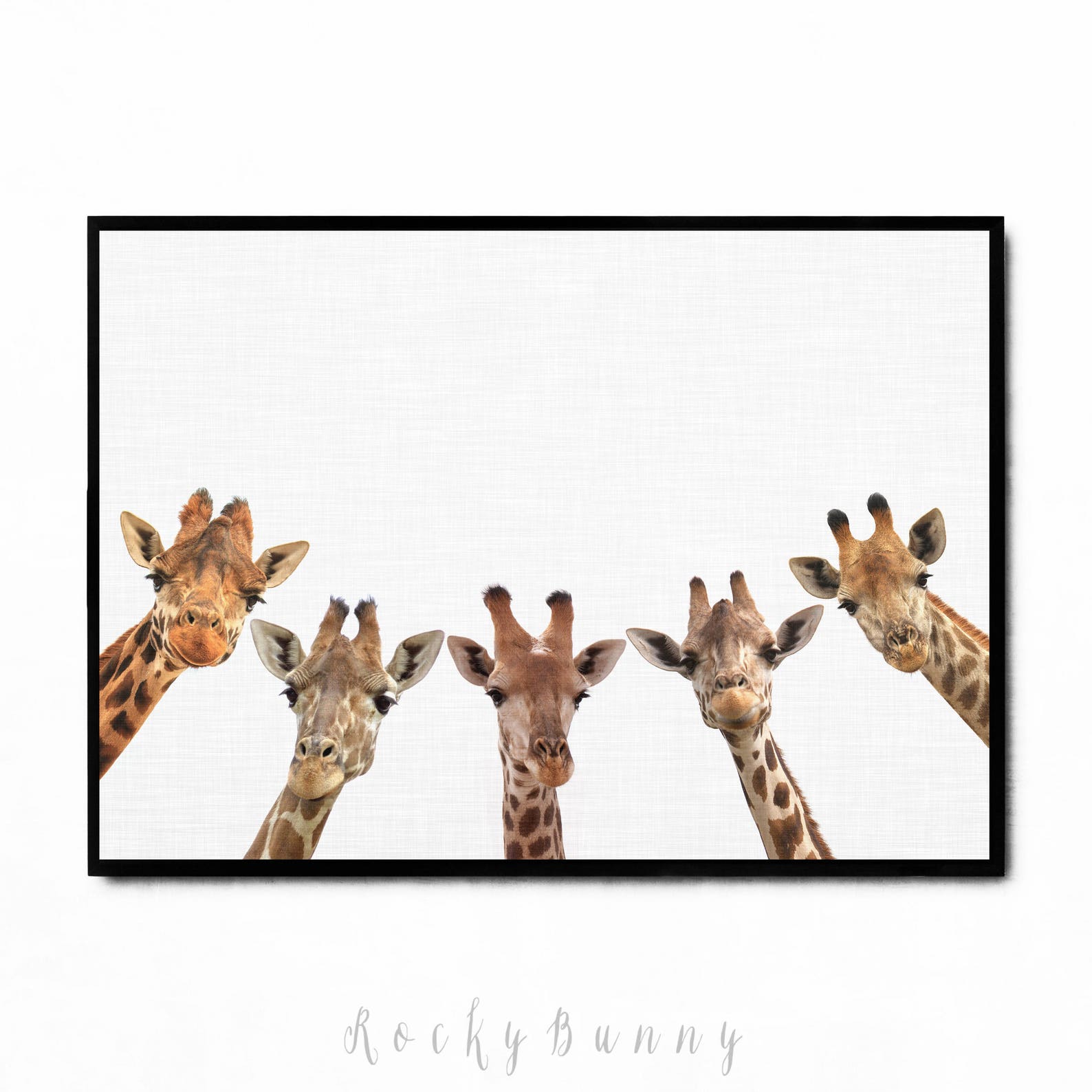 Printable Giraffe Poster, Animal Digital Download Printable Art ...