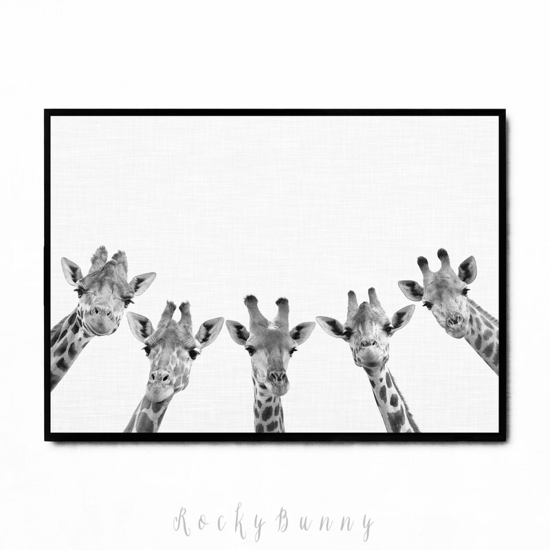 Giraffe Print - Etsy