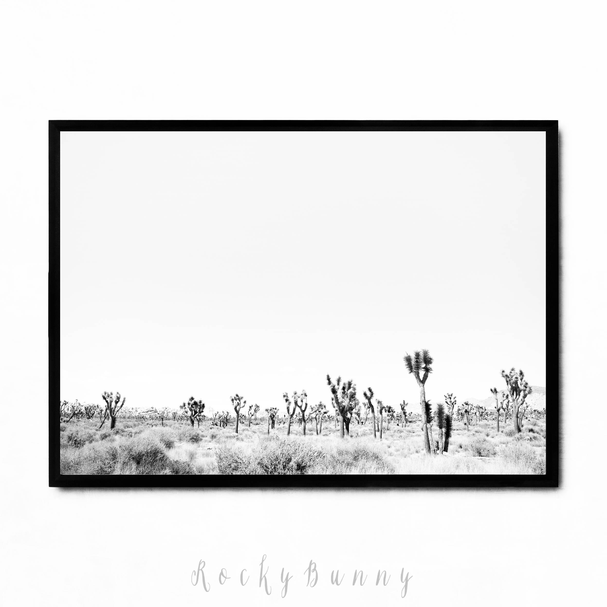 Black and White Desert Print, Printable Wall Art, Desert Photography ...