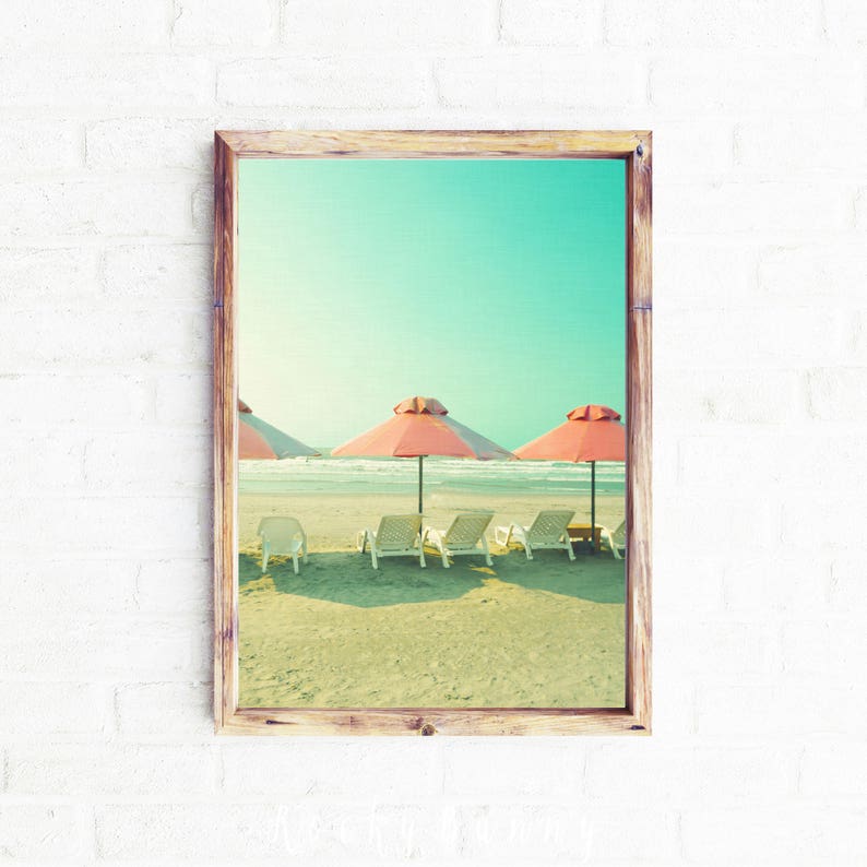 Printable Beach Poster, Vintage Instant Download Prints, Digital Wall ...