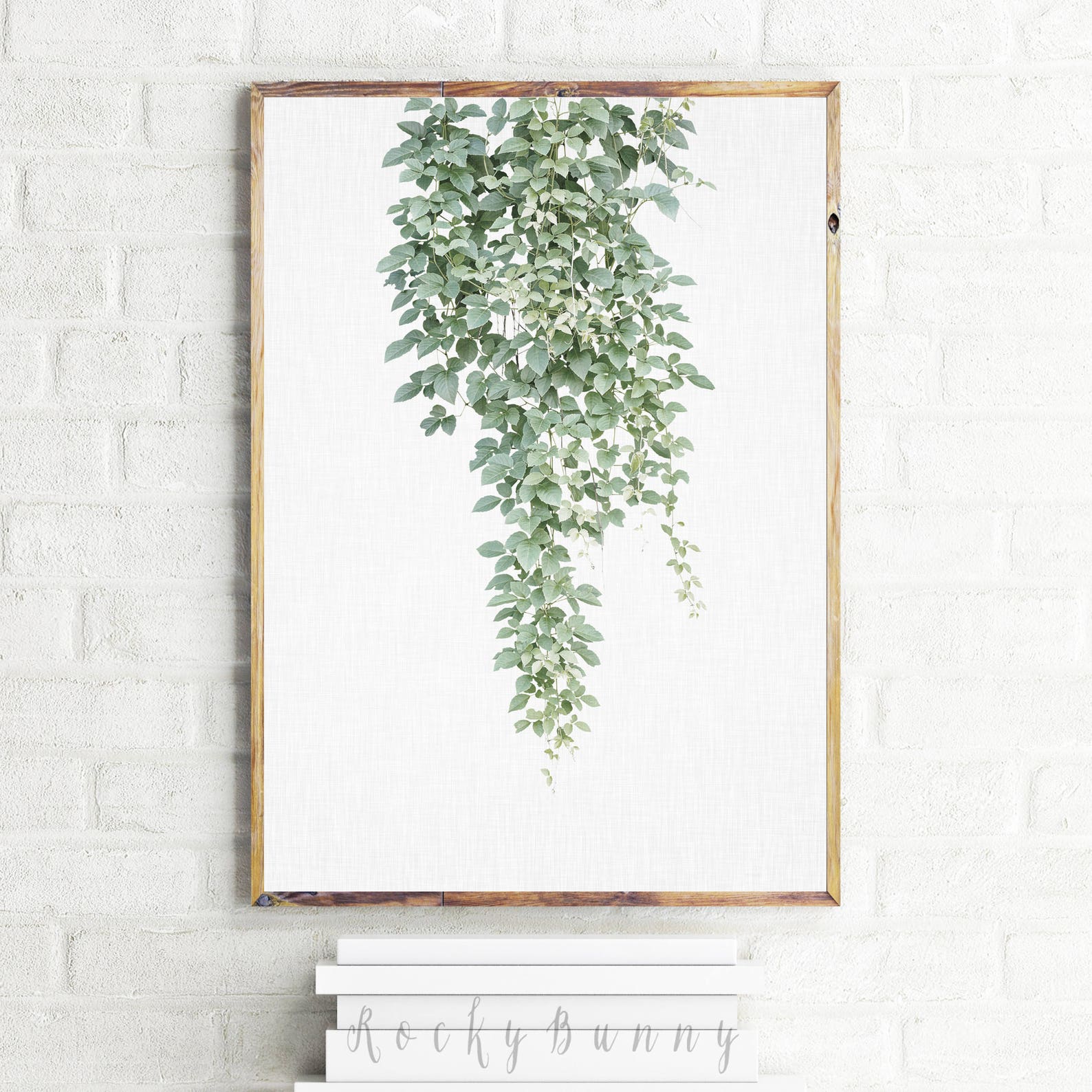 Printable Vine Poster, Green Botanical Wall Art Print, Vine Photography ...