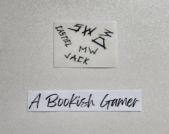 Supernatural Sam and Dean Winchester Initials Vinyl Car Window Decal - Etsy