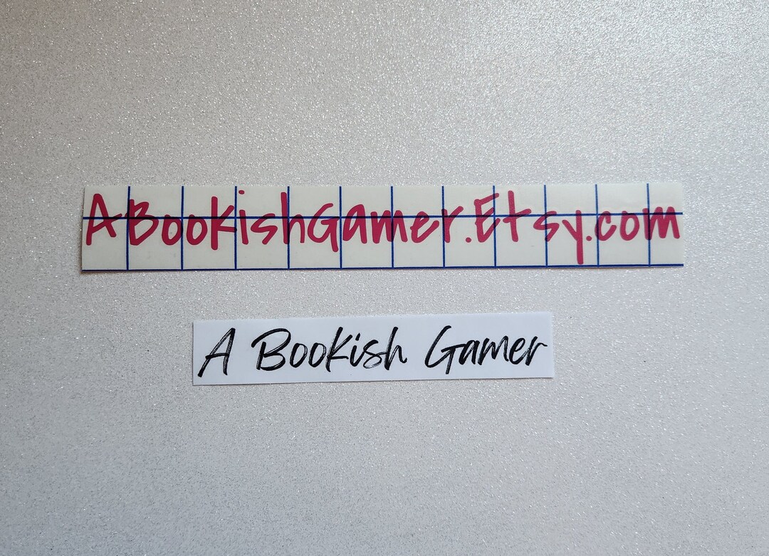 Custom Web Address Vinyl Decal - Etsy