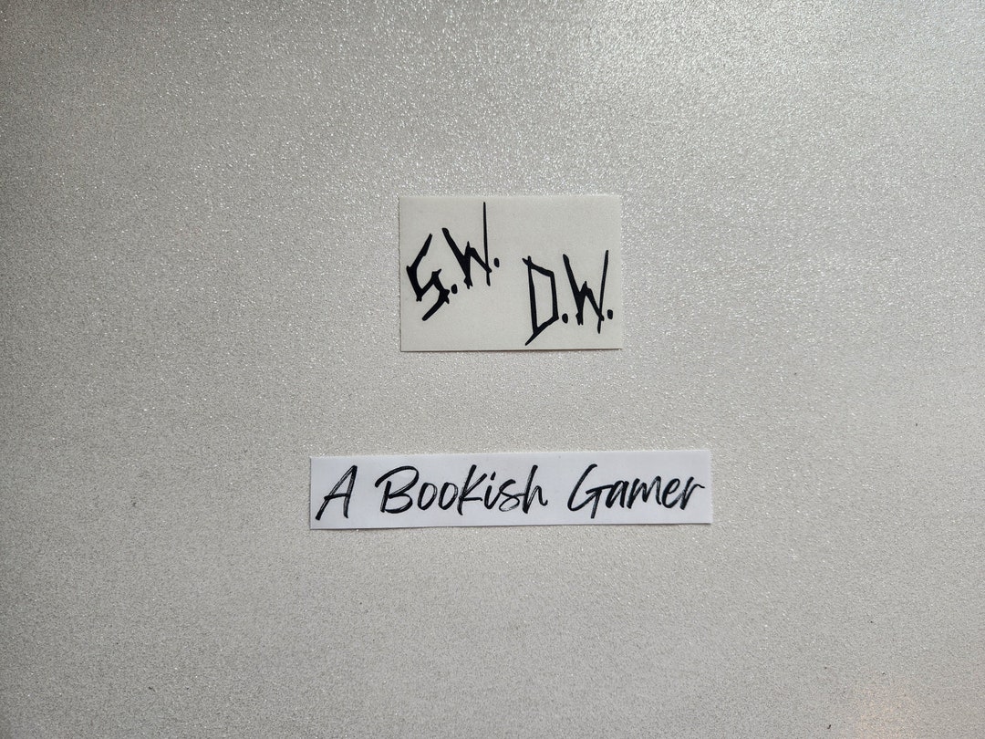 Supernatural SW and DW Initials Vinyl Decal - Etsy