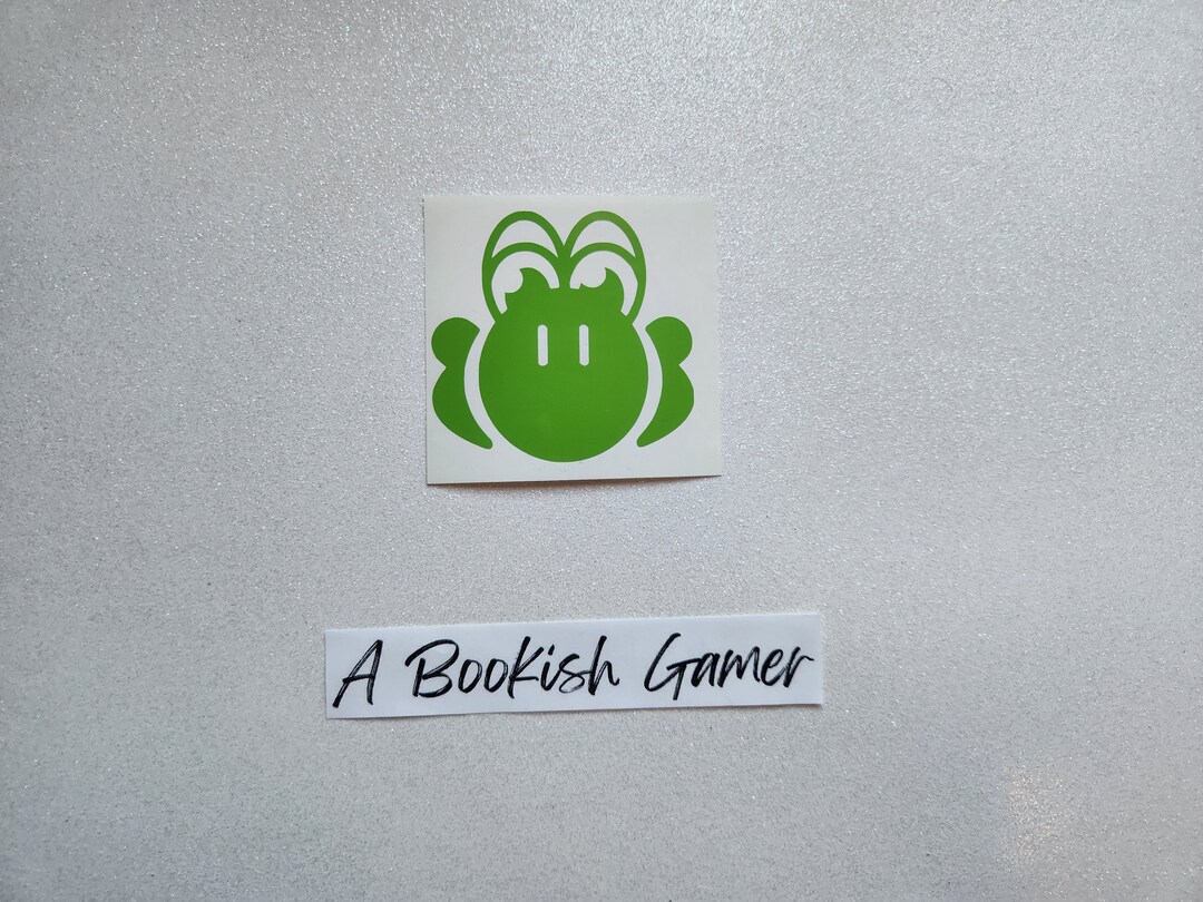 Yoshi Face Vinyl Decal - Etsy