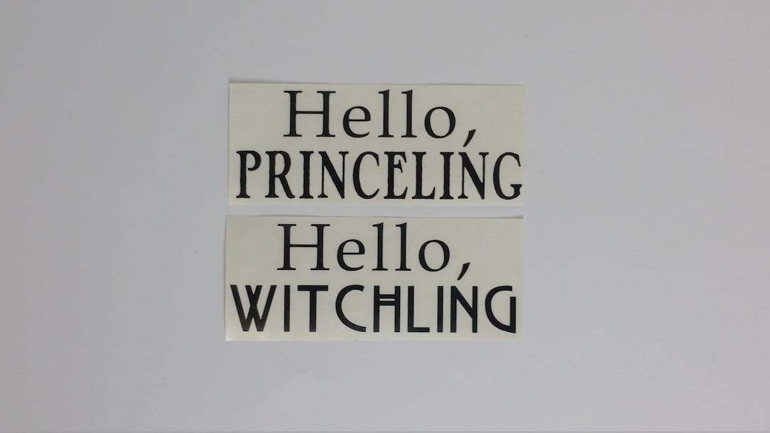 Hello Princeling and Hello Witchling Throne of Glass Inspired Vinyl ...