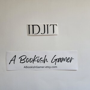 Supernatural Idjit Vinyl Decal - Etsy