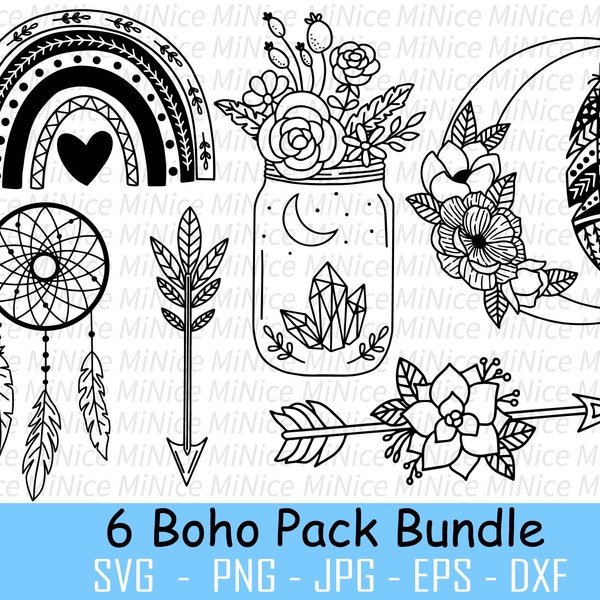Boho Svg - Etsy