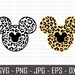 Mickey Leopard Print Svg ,mickey SVG , Leopard Svg , Mickey Cricut ...