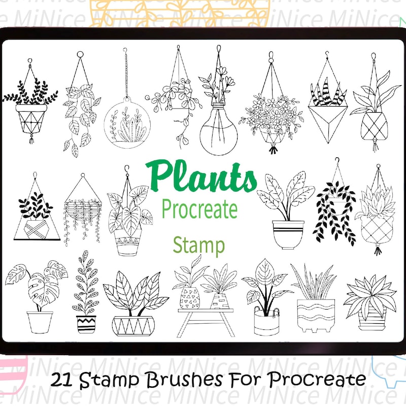 Plant Stamp - Etsy