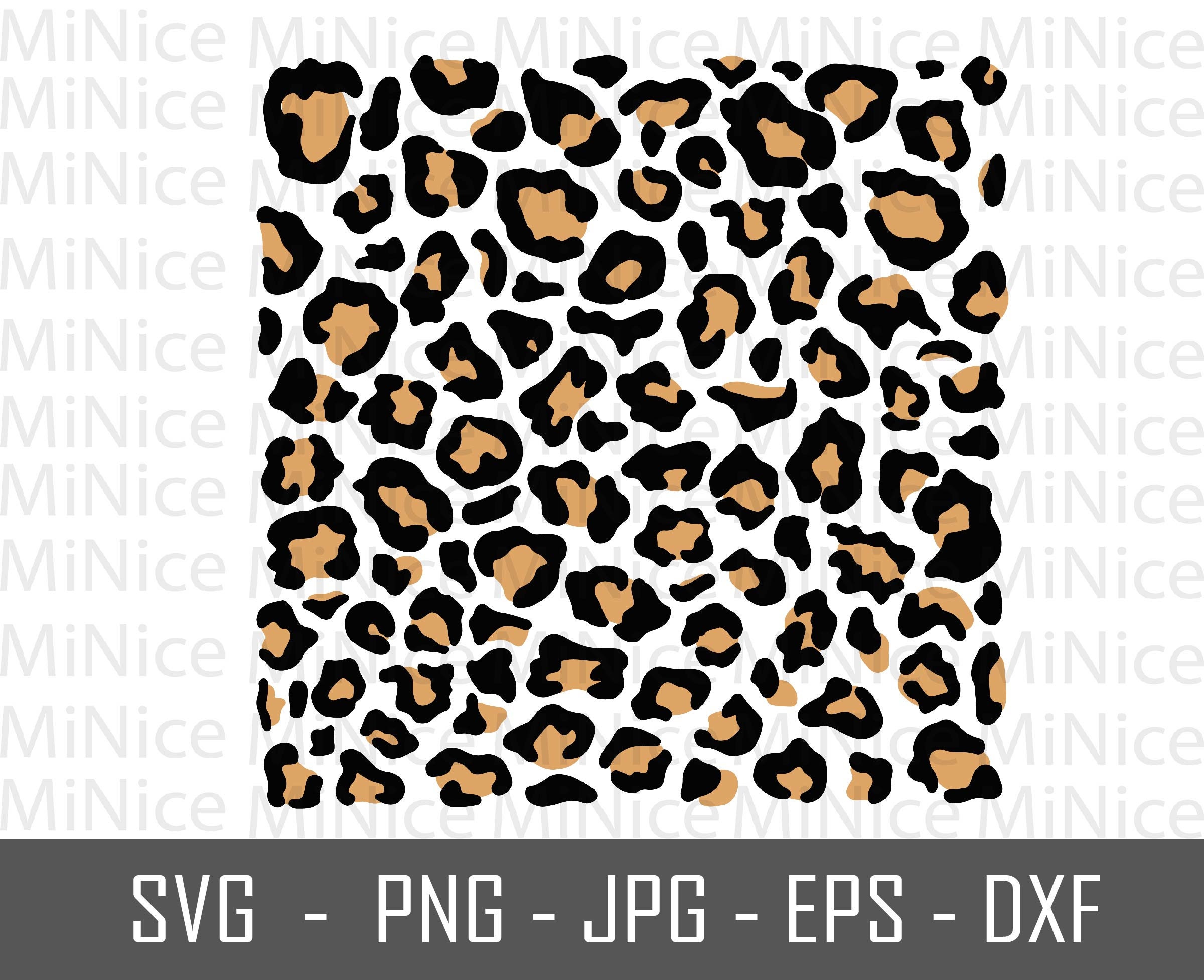 Leopard Print Svg animal Print SVG Cheetah Svg leopard Svg - Etsy