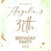 Personalised Womens Girls Birthday Party Welcome Sign - A2, A3 or A4 ...
