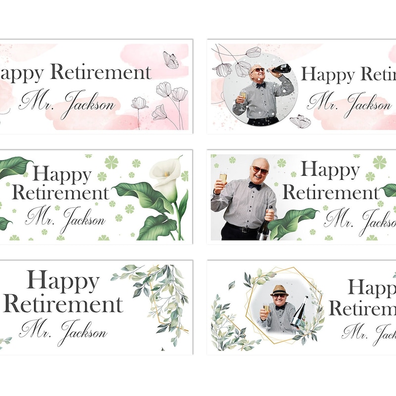 Retirement Banner - Etsy UK