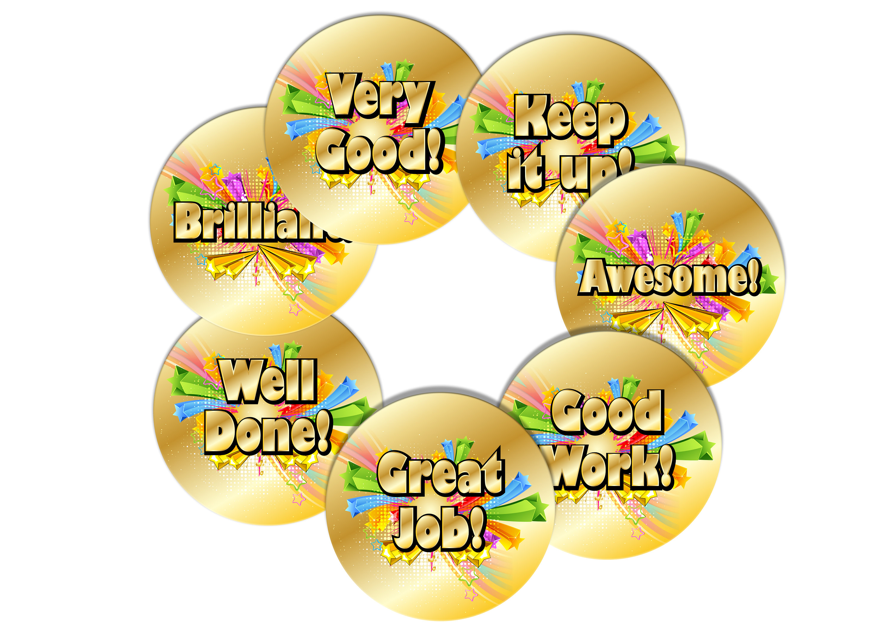 X48 Well Done Keep It up Good Work Very Good Great Job | Etsy