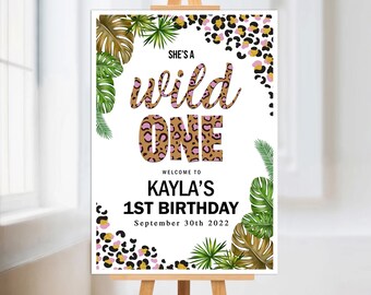 Personalised Womens Girls Birthday Party Welcome Sign A2, A3 or A4 ...
