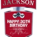 Personalised Smirnoff Vodka Bottle Label Sticker Gift Any Name Age ...