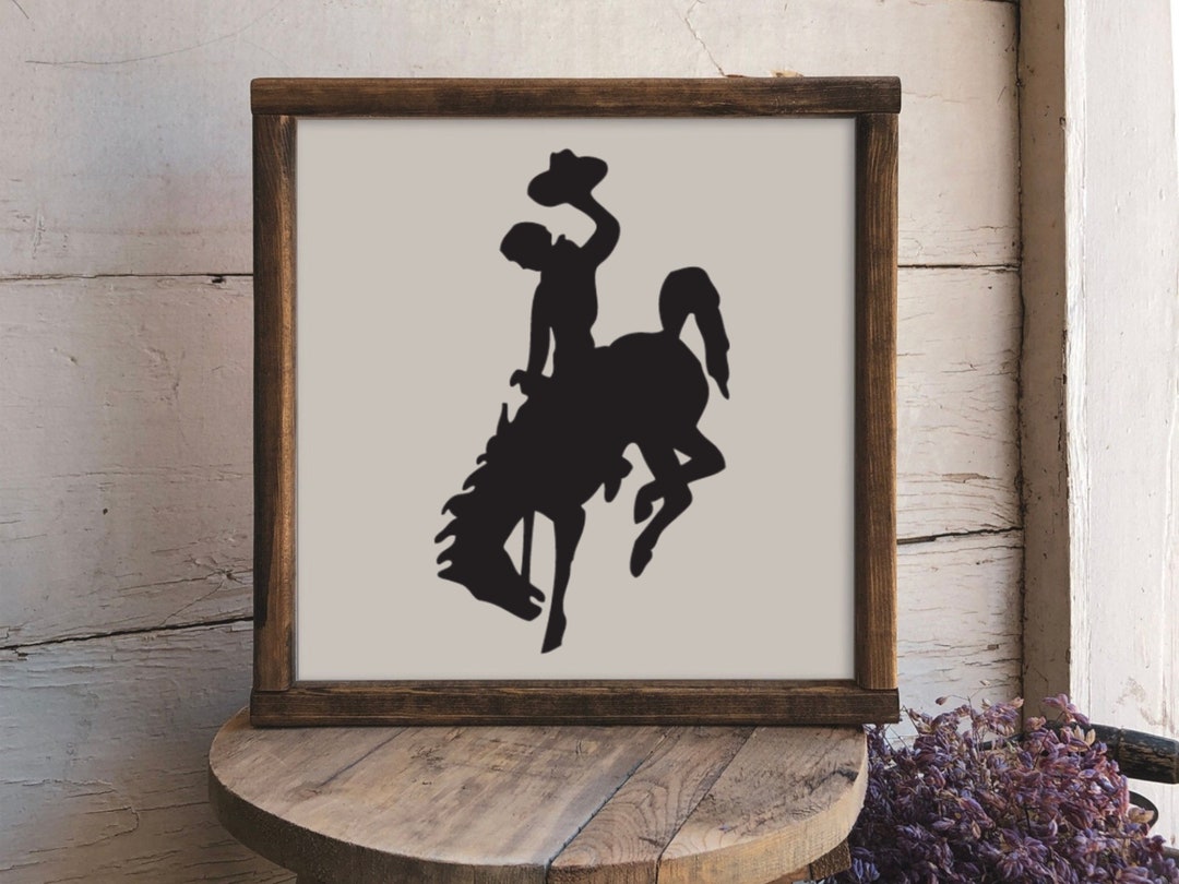 Rodeo Cowboy Wood Sign, Western Decor, Western Wood Sign, Cowboy Sign ...