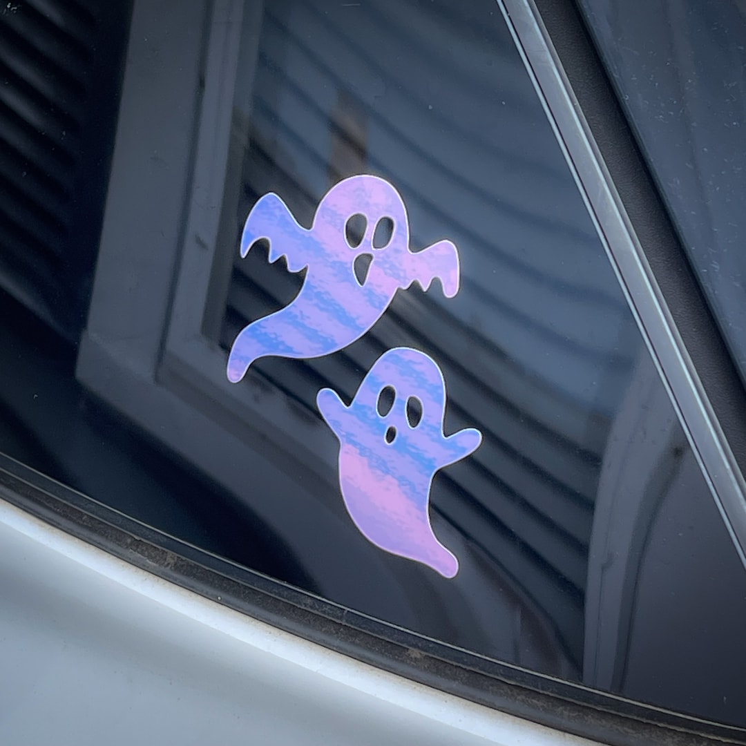 Ghosts Decal, Window Decal, Halloween Decal, Spooky Sticker ...