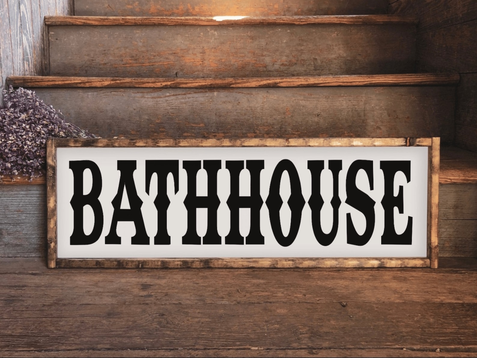 Bathhouse Wood Sign, Western Decor, Western Bathroom Sign, Western Home ...