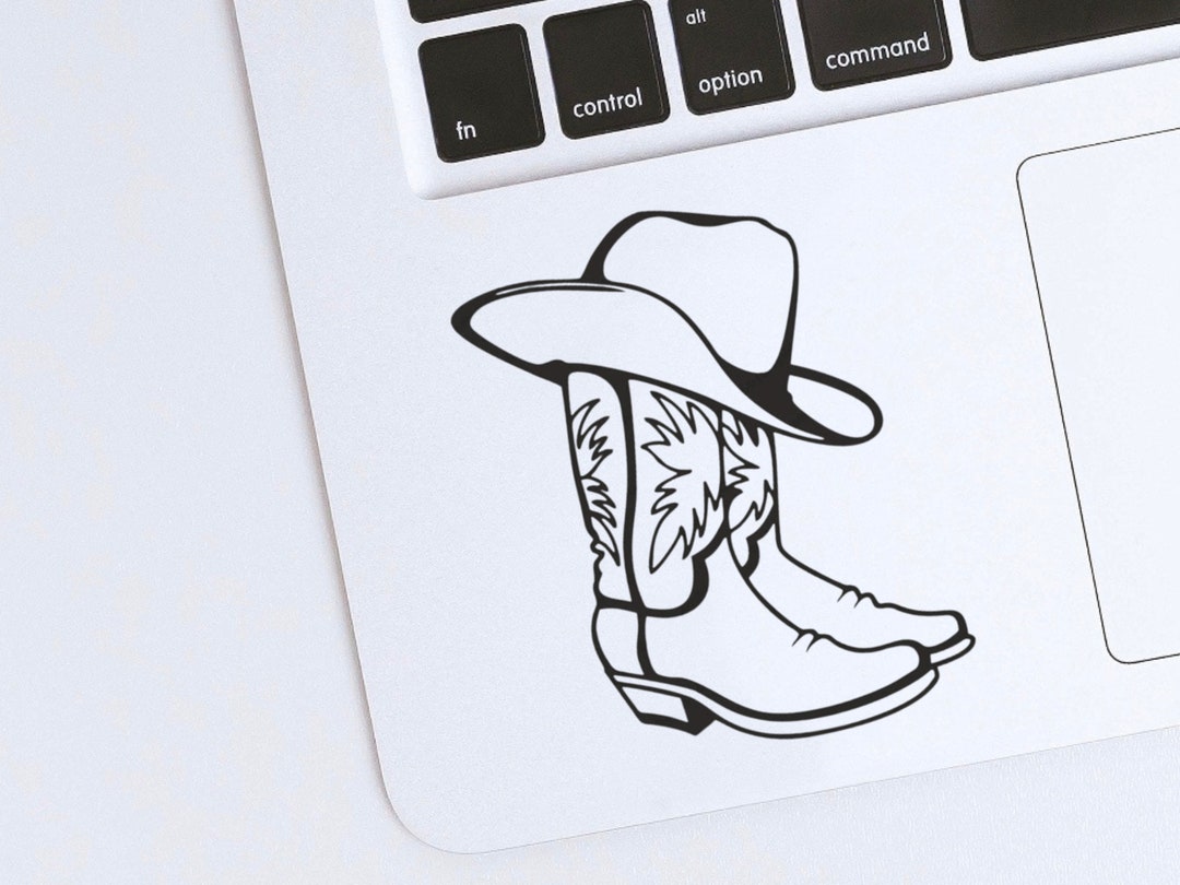 Cowboy Boots Decal, Vinyl Decal, Car Decal, Western Decal, Gift, Laptop ...