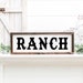 Ranch Wood Sign Western Sign Western Decor Cowboy | Etsy