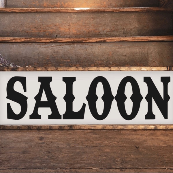 Saloon Sign - Etsy