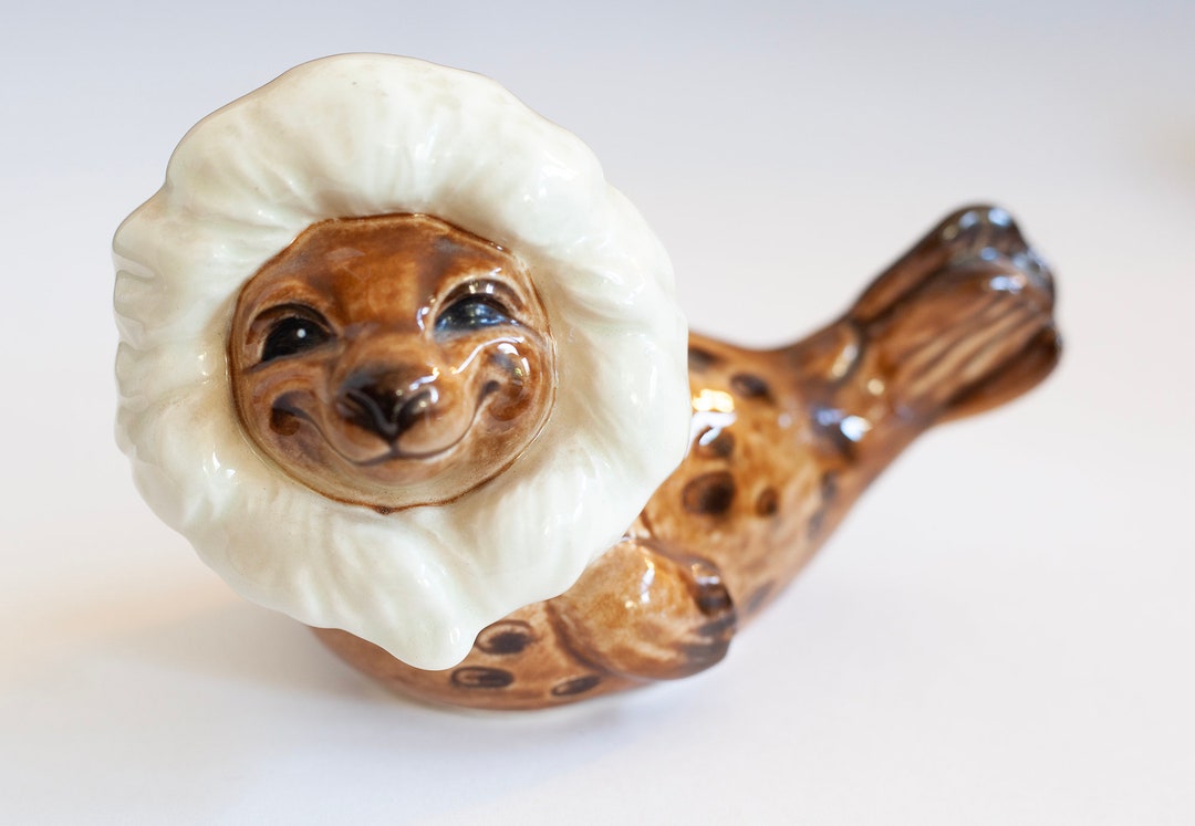 Goebel Sea Lion With Mane, Goebel of West Germany, Ceramic Seal ...