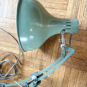Vintage Articulated Drafting Table Lamp, Architectural Drafting Light ...