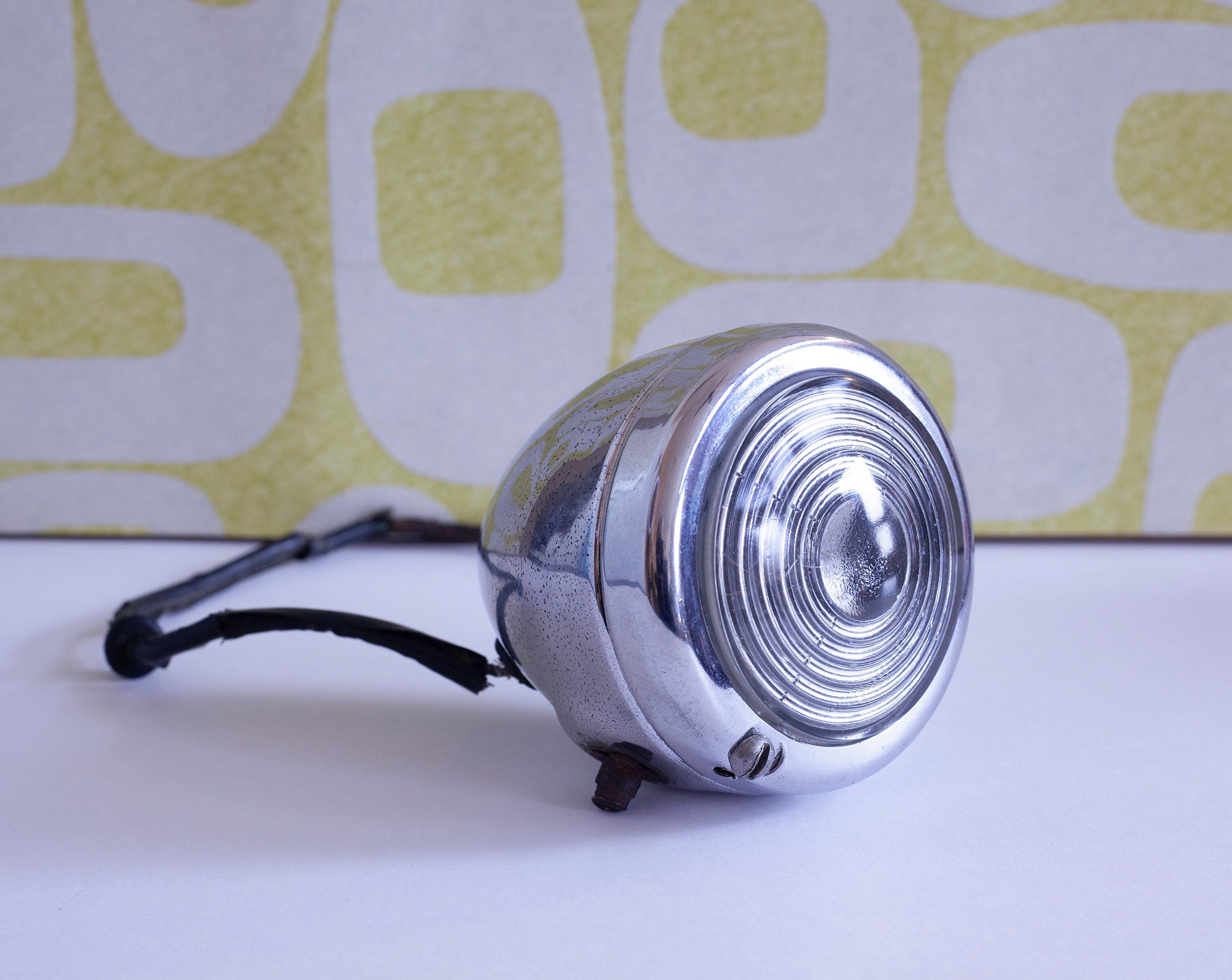 Vintage Original Chrome Backup Light Lamp Guide B-31, Automotive Car ...