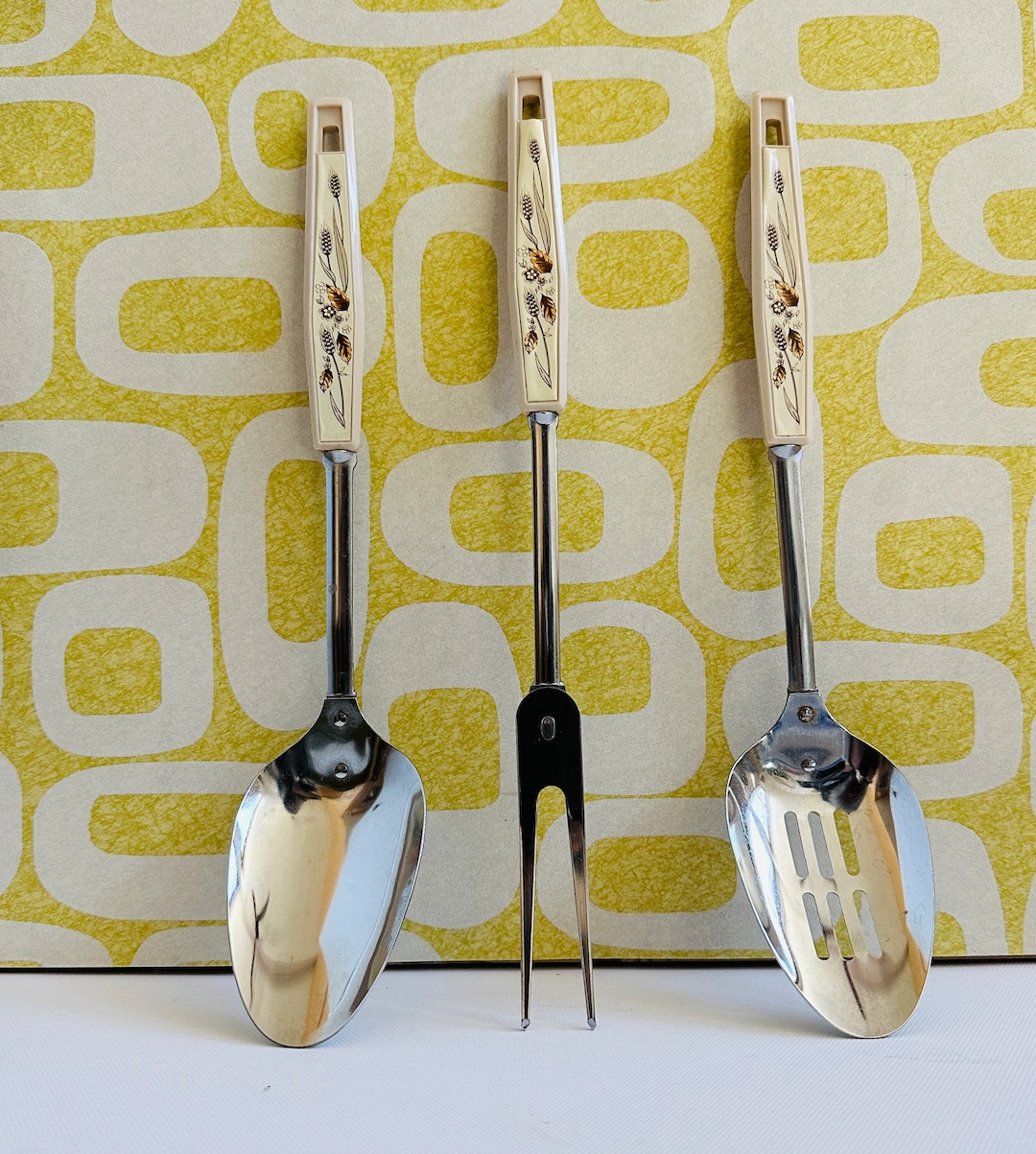 Vintage Ecko Kitchen Utensils Hanging Spoons and Grilling Fork - Etsy