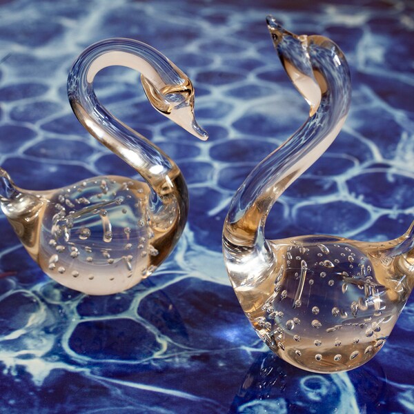 Swan Figurine - Etsy