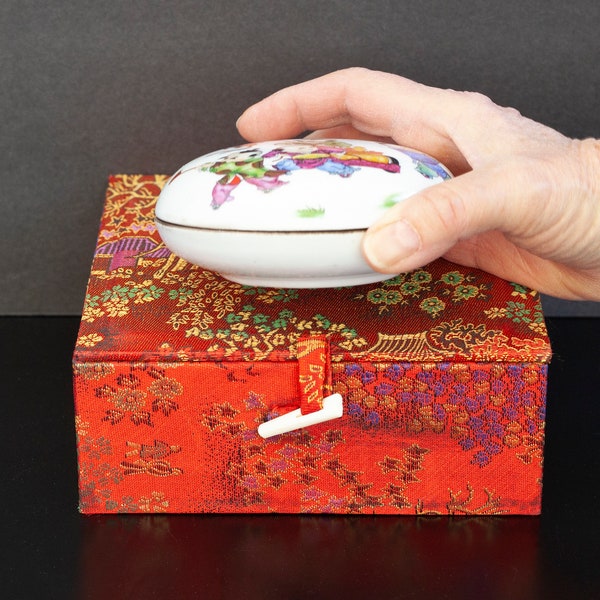 Porcelain Powder Box - Etsy