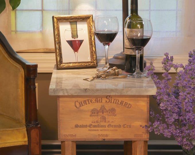 French Wine Crate Table - Etsy