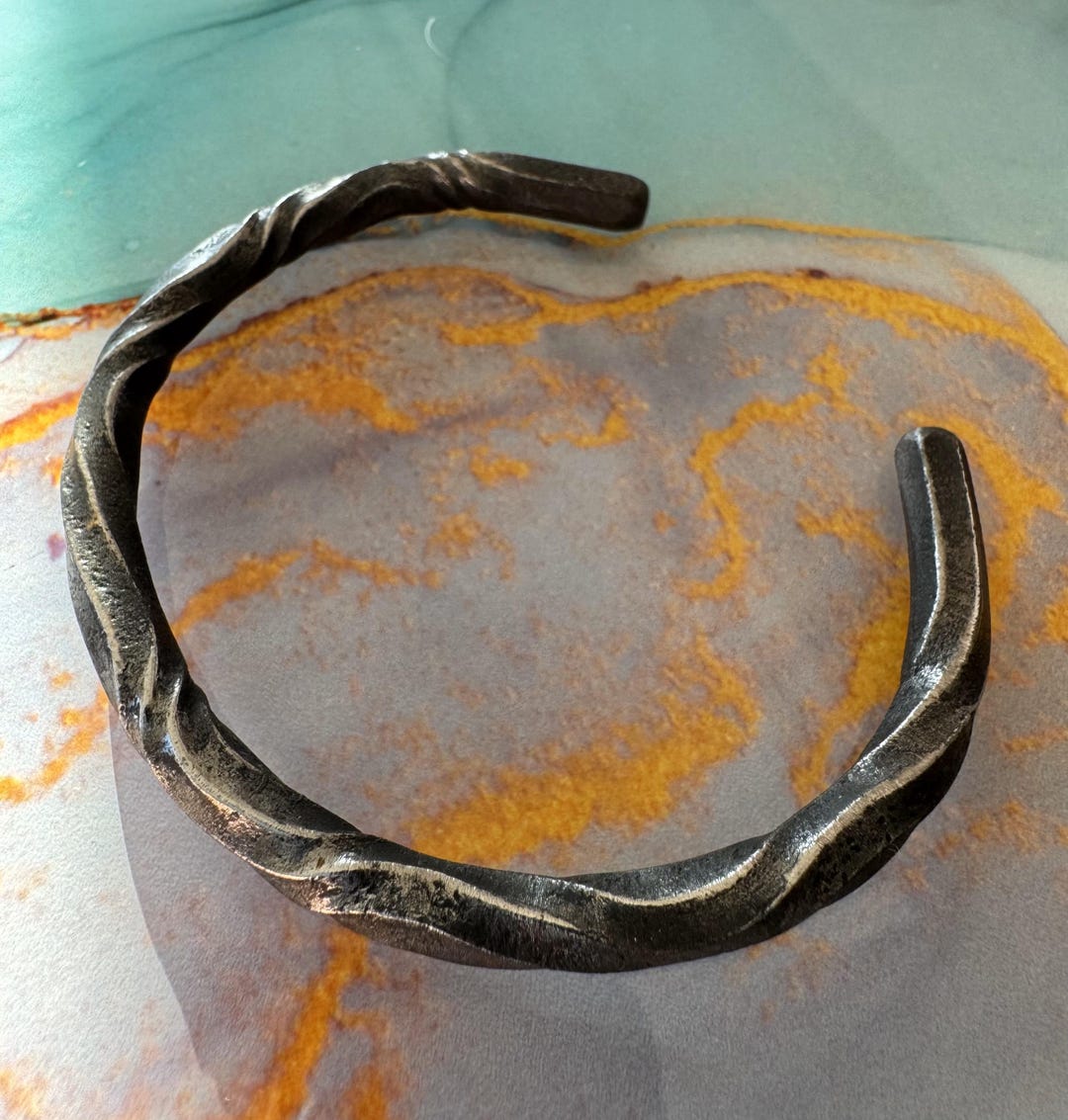 Hand Forged Twisted Viking/celtic Wrist/arm Torc - Etsy