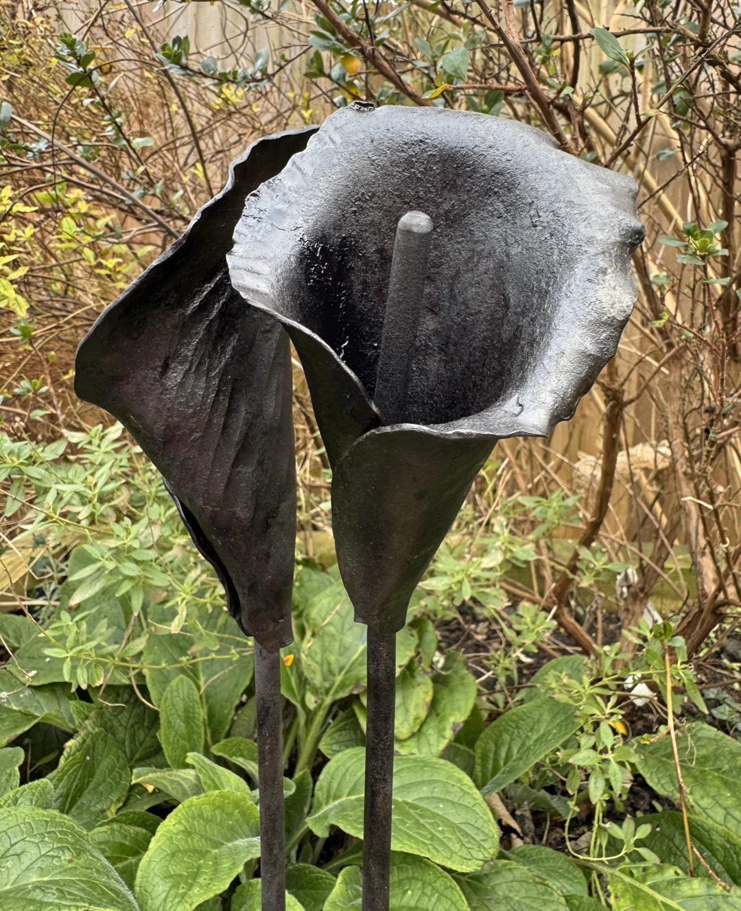 The Eternal Lily - Hand Forged Iron Lily - Etsy