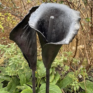 The Eternal Lily - Hand Forged Iron Lily - Etsy