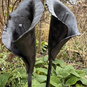 The Eternal Lily - Hand Forged Iron Lily - Etsy