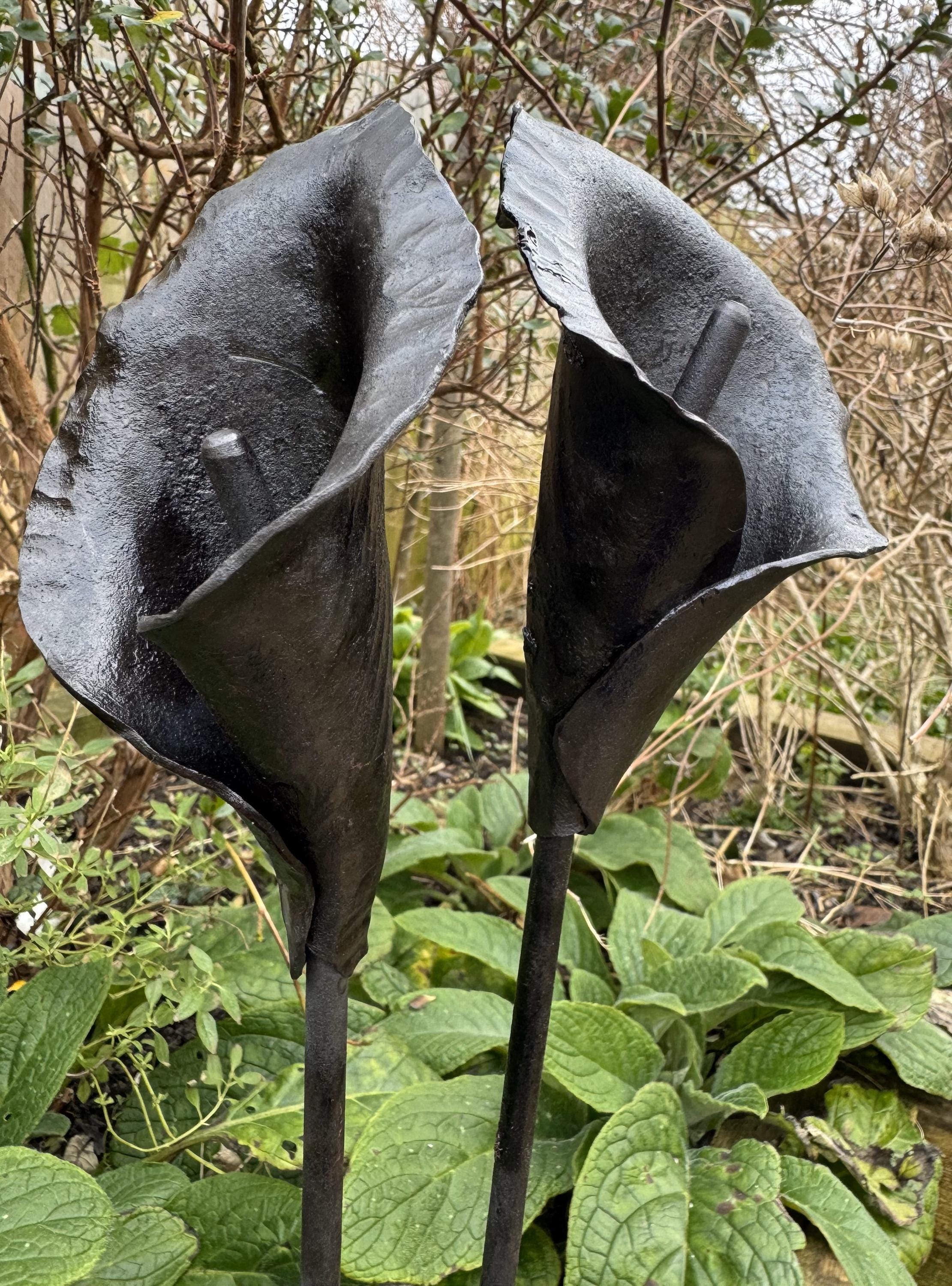 The Eternal Lily - Hand Forged Iron Lily - Etsy