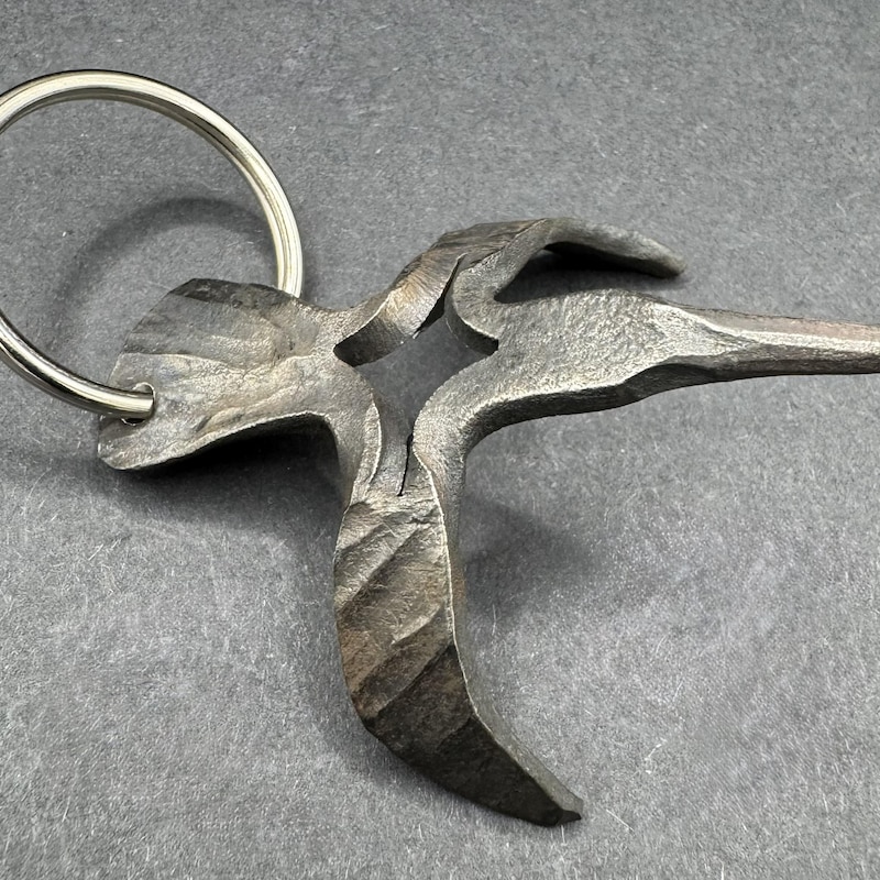 Keyring Metal Fork - Etsy UK