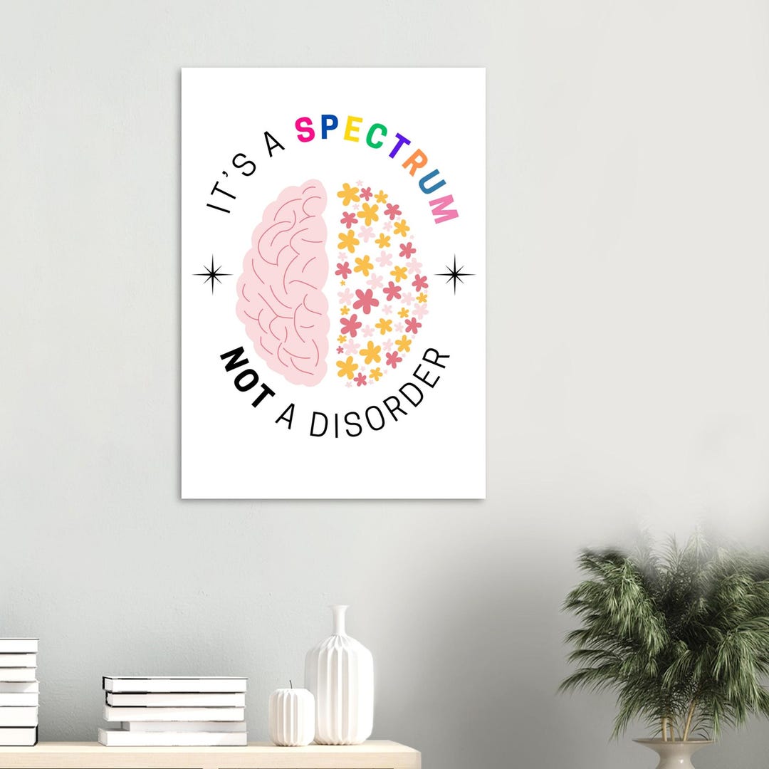 Neurodiversity Celebration Poster - Positive Affirmation Art for Autism ...