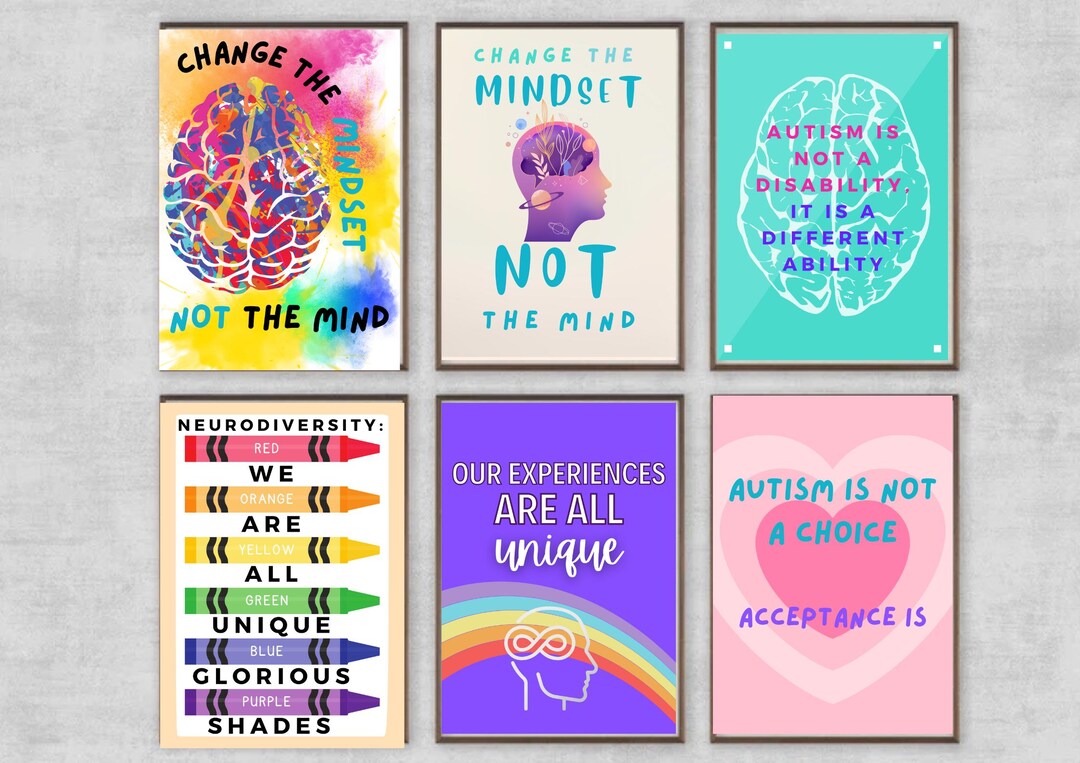 Positive & Inspirational Autism Wall Art Posters – Autism, Inclusivity ...