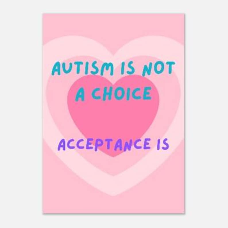Autism Acceptance Poster – Positive Affirmations for Proud ...