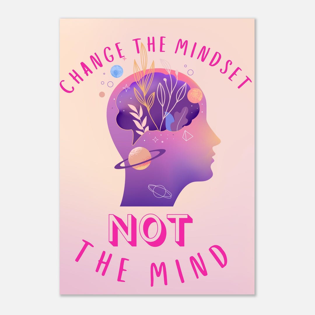 Celebrate Neurodiversity: Positive Mindset Poster for Autism & ADHD ...