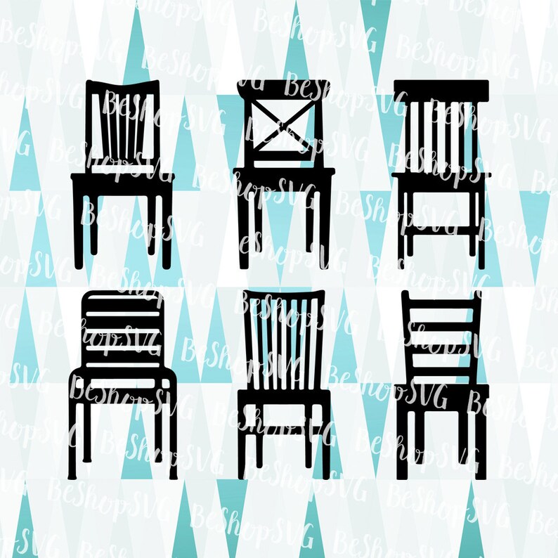 Chairs Bundle SVG Chair SVG Armchair SVG Furniture Svg - Etsy