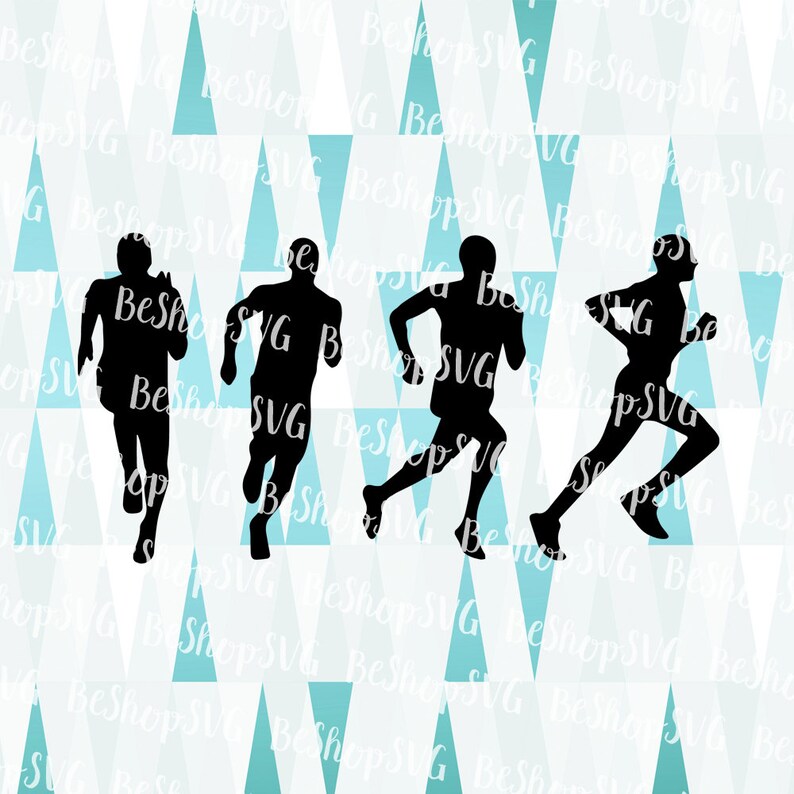 Runner Silhouette SVG Running Man SVG Runner SVG Marathon | Etsy