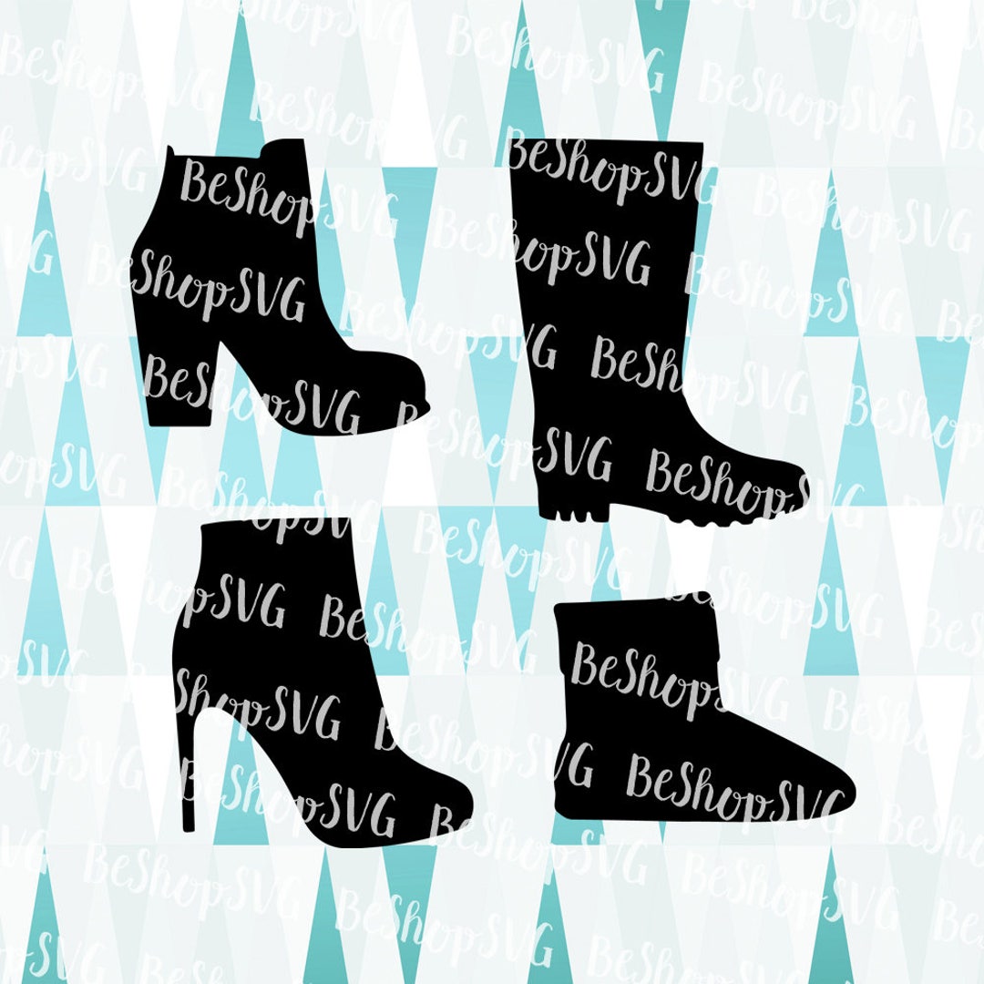 Boots SVG Boots Bundle SVG Ankle Boots SVG Fashion Svg - Etsy