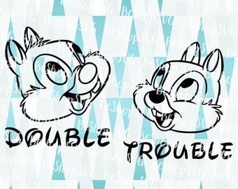 Double Trouble Svg - Etsy