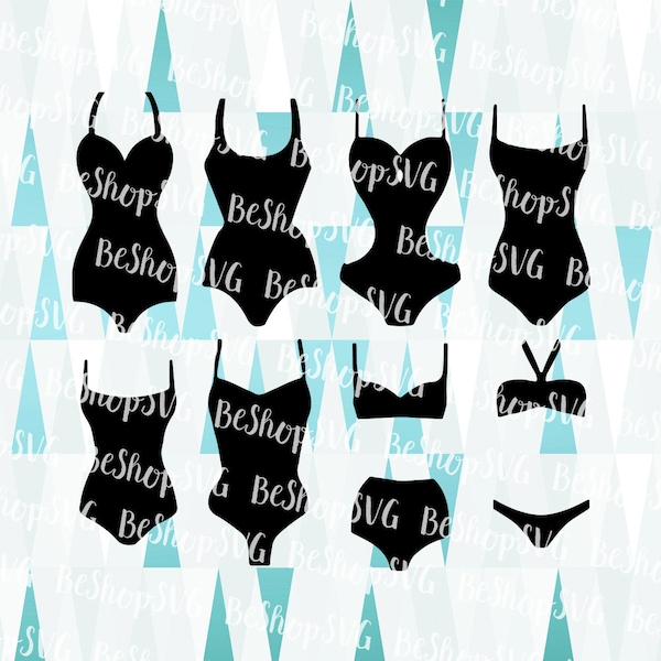 Swimsuit Svg - Etsy