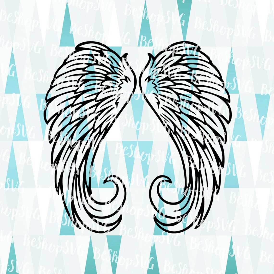 Alas SVG Angel alas SVG En mermory SVG Silueta de ala SvG - Etsy España