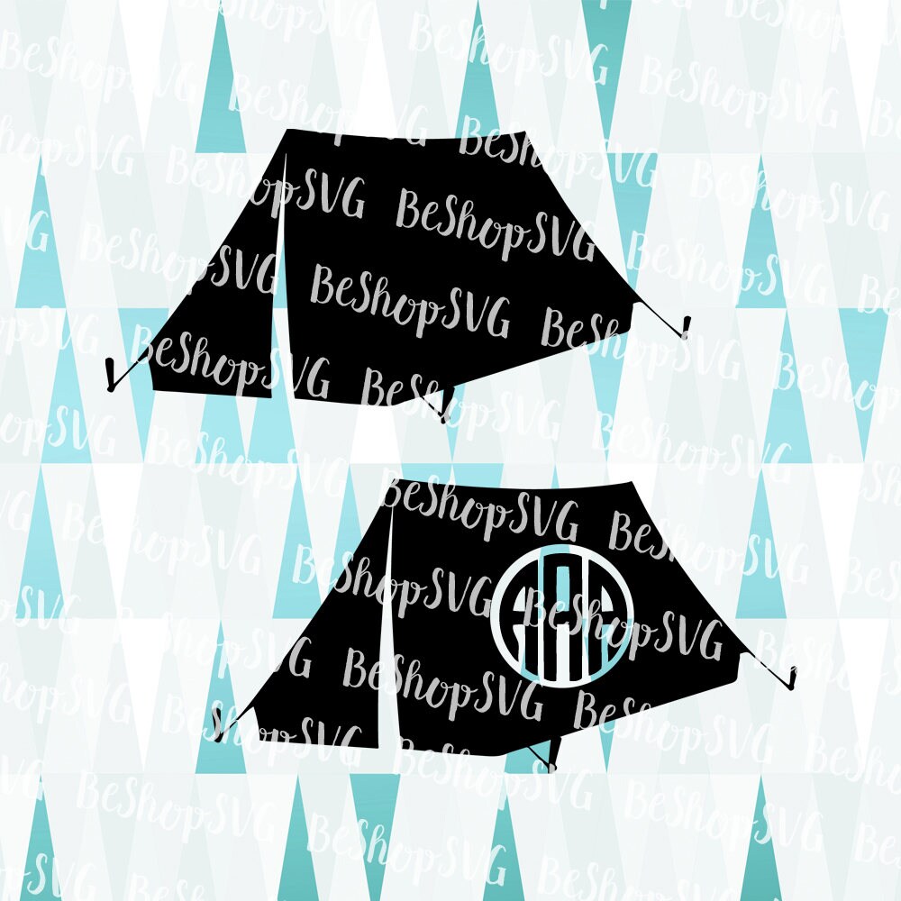Tent SVG Tent Monogram Frame SVG Camping SVG Camper Svg | Etsy Australia